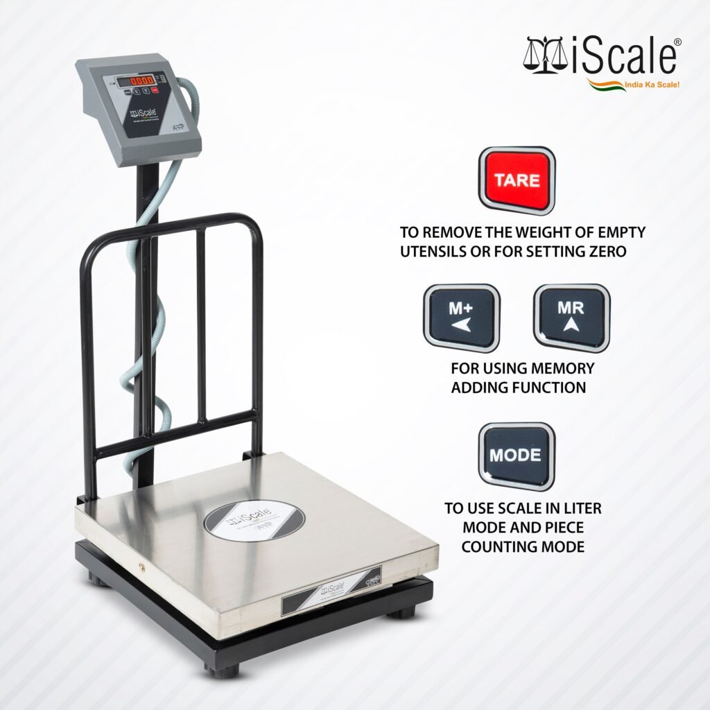 iScale i-18 Weight Capacity 300kg x 50g Accuracy,Chargeable Digital ...