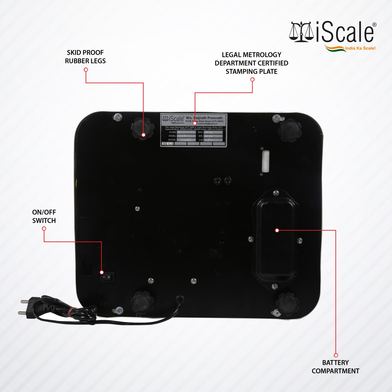 iScale i-06-RS232: 30kg Digital Weighing Scale for Commercial Purposes ...