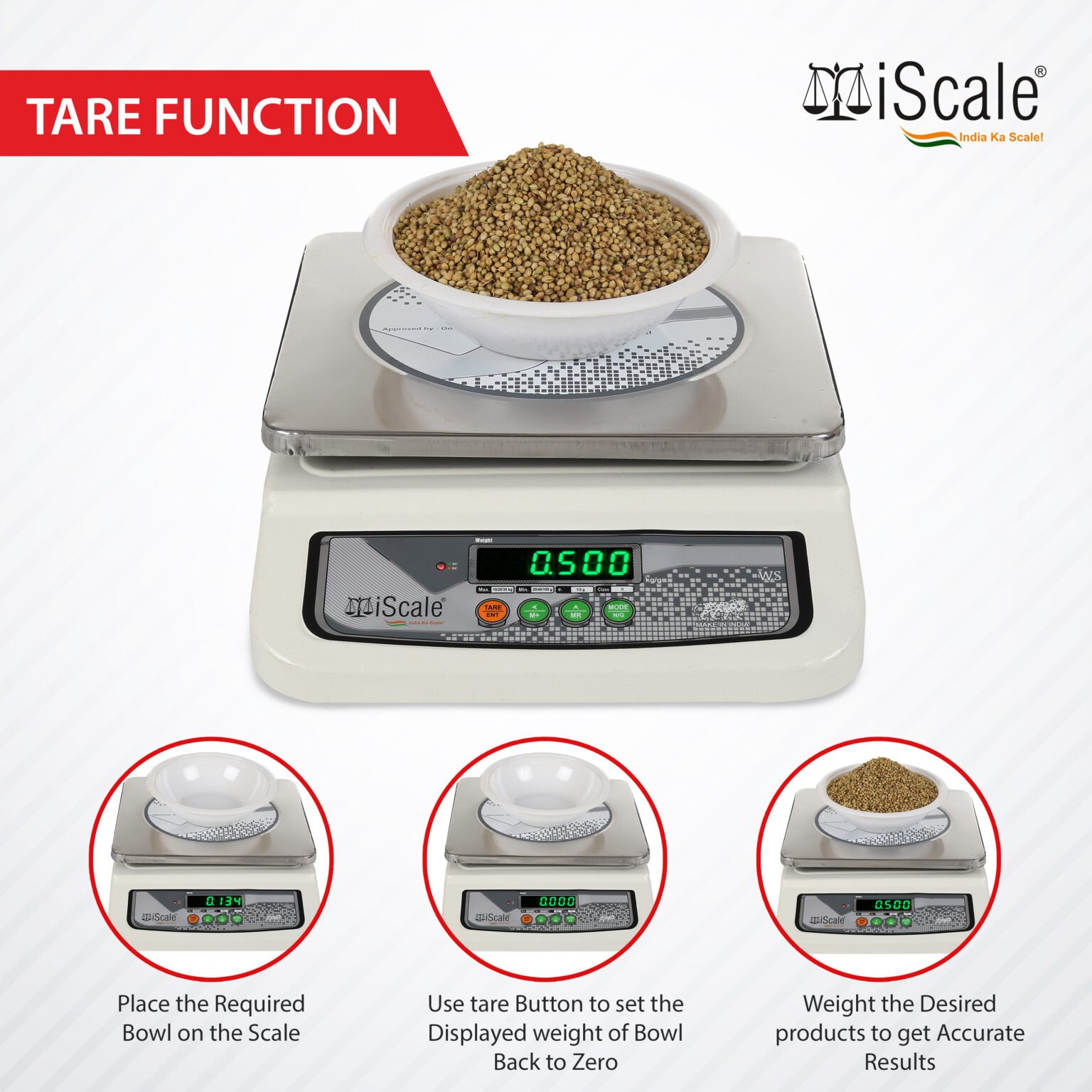iScale i-06-RS232: 30kg Digital Weighing Scale for Commercial Purposes ...